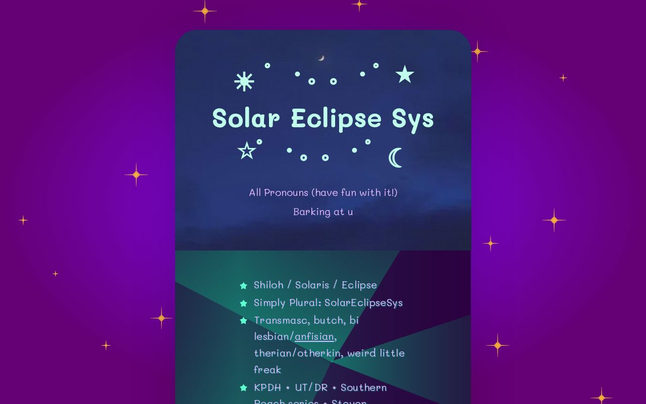 Solar Eclipse Sys